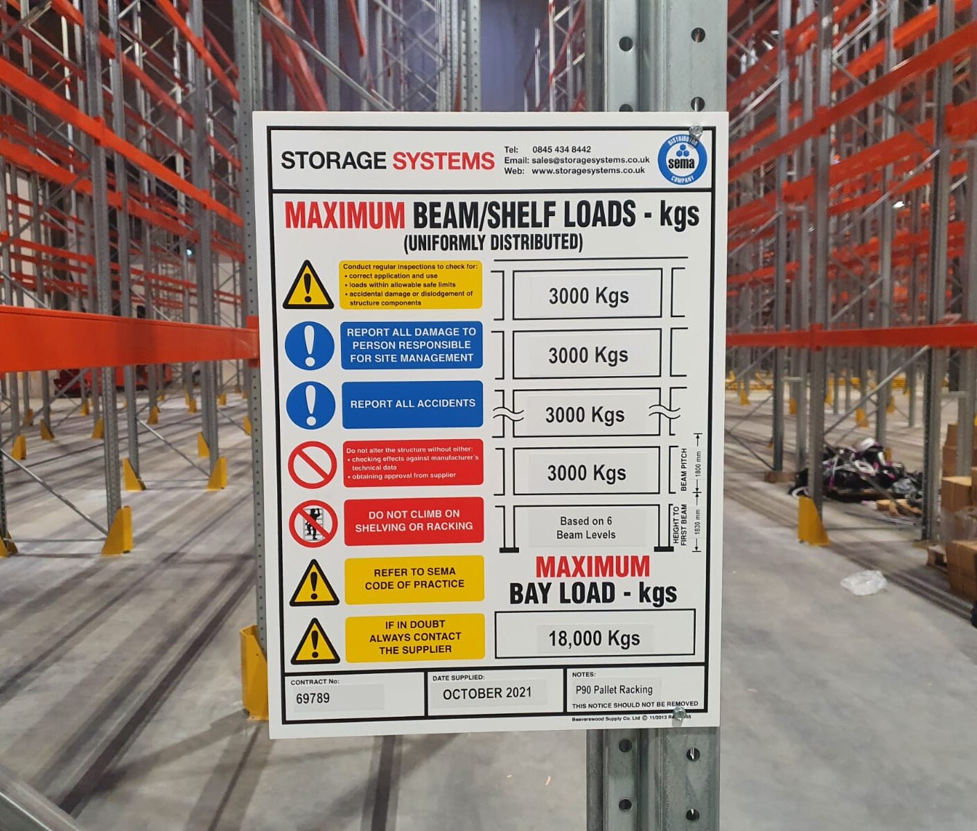 Racking Load Notices – Why They Are Important | Storage Equipment ...